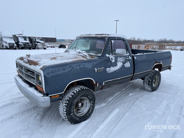 1989 Dodge Ram 1500 4x4 Pickup | Ritchie Bros. Auctioneers