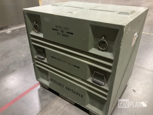 Surplus Plastics Research 51489-102440-101 Pallet Container in ...