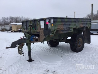 Surplus US ARMY Tank Automotive Command M1082 LMTV Cargo Trailer in ...