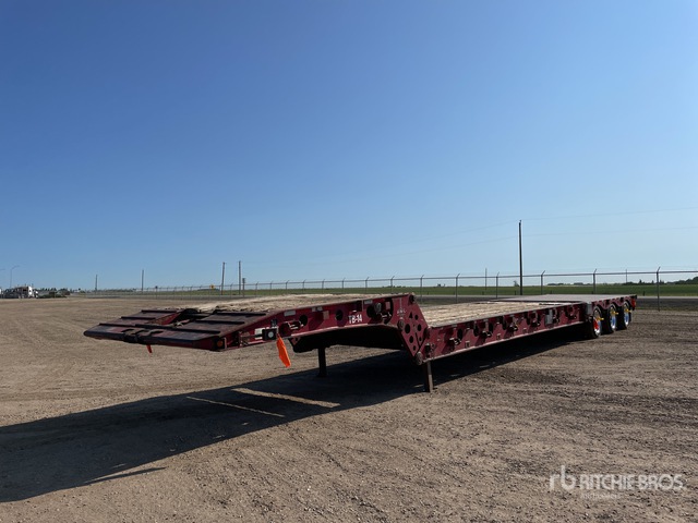 2015 Gerrys KSN402 50 ton 55 ft Tri/A Extendable Folding Neck Trailer ...