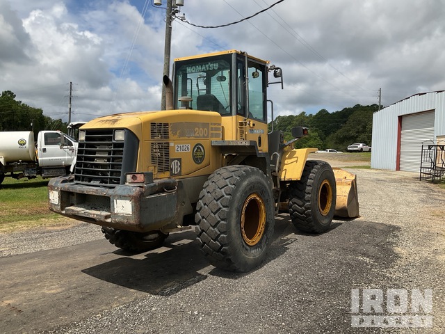 2005 Komatsu WA200-5 Wheel Loader in Cochran, Georgia, United States ...