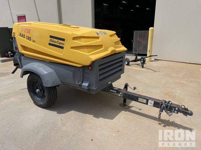 2007 Atlas Copco XAS85 JD 185 cfm Mobile Air Compressor in Broken Arrow ...