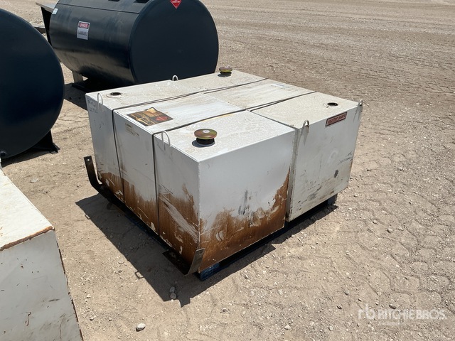 Quantity of (2) Weather Guard 100 gal Skid Mounted Steel Fuel Tank ...
