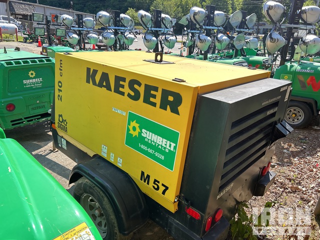 2012 Kaeser M57 210 cfm Mobile Air Compressor in Boone, North Carolina ...