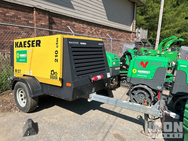 2012 Kaeser M57 210 cfm Mobile Air Compressor in Boone, North Carolina ...