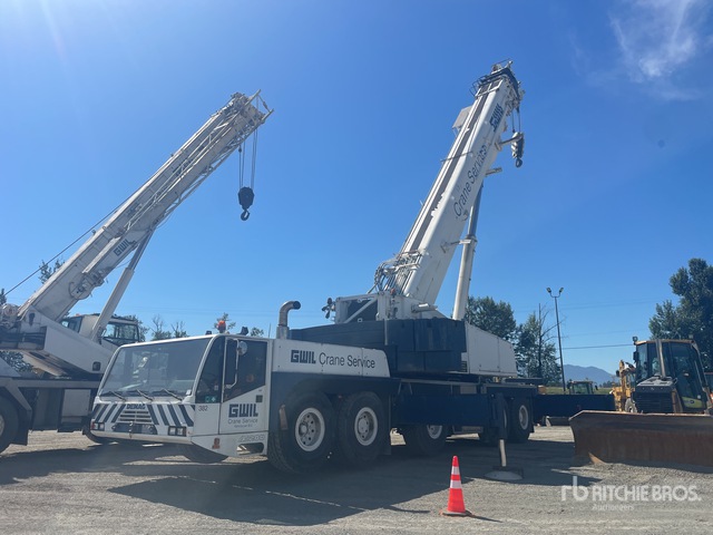 2000 Demag AC200 200 t 10x6x8 All Terrain Crane | Ritchie Bros. Auctioneers
