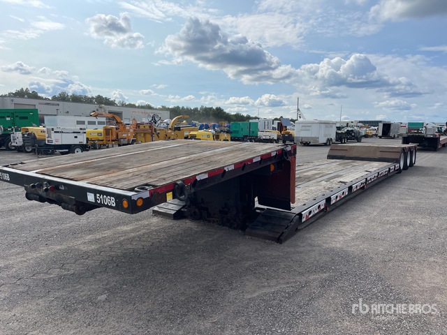 2015 XL Tri/A Double Drop Removable Gooseneck 53 ft Lowboy Trailer ...