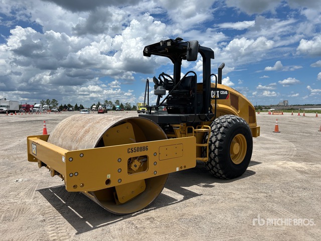2021 Cat CS54B Smooth Drum Compactor | Ritchie Bros. Auctioneers