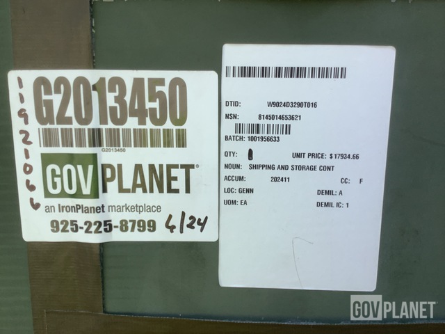 Surplus AAR Mobility Systems ISU 90I Storage Container in Butner, North ...