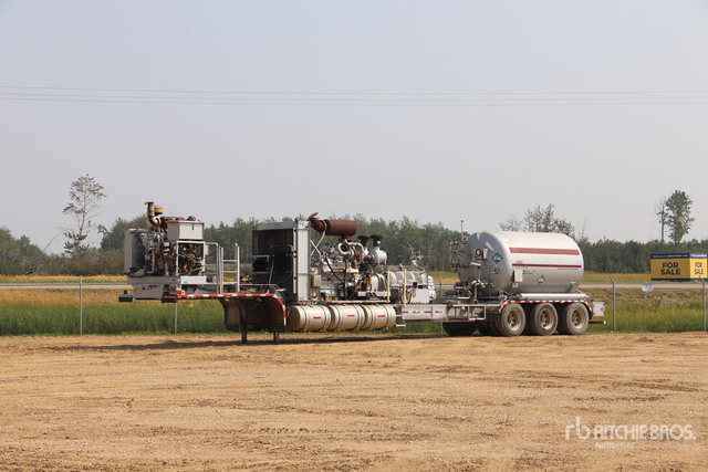 2004 Hydra Rig 1.0 MM Direct Fired Quintiplex N2 Nitrogen Pump Trailer ...