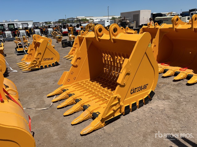 2024 Jisan BKT336D66SKEL 66 in Skeleton Excavator Bucket - Fits Cat 336 ...