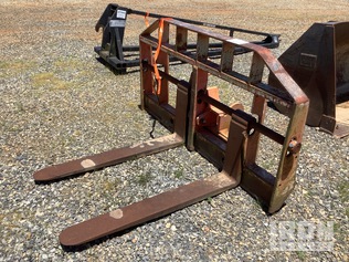 Side Tilt Carriage Fork Attachment - Fits Telehandler in Limestone ...