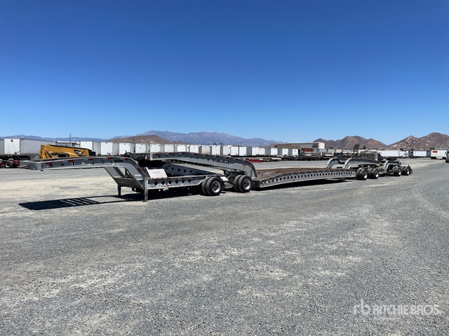 2003 Cozad 9 Axle 6 Rows of 8 Removable Gooseneck Lowboy Trailer ...