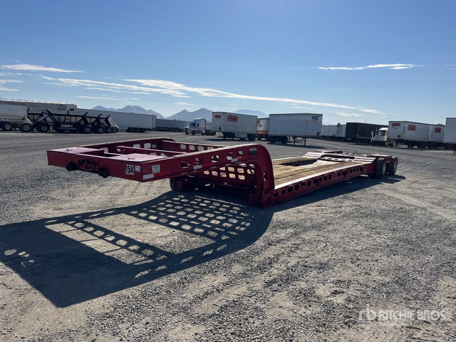 2007 Murray 45 Ton 16-Wheel Expandable Axle Removable Gooseneck Lowboy ...