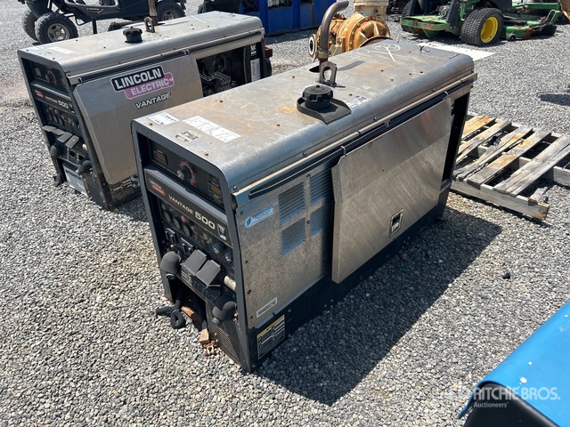 Lincoln Vantage 500 500 A Skid-Mounted Stick Engine Driven Welder ...