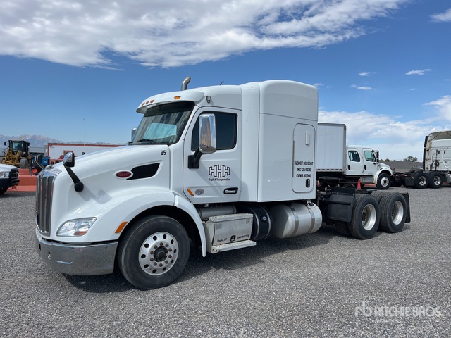 2017 Peterbilt 579 6x4 T/A Sleeper Truck Tractor | Ritchie Bros ...