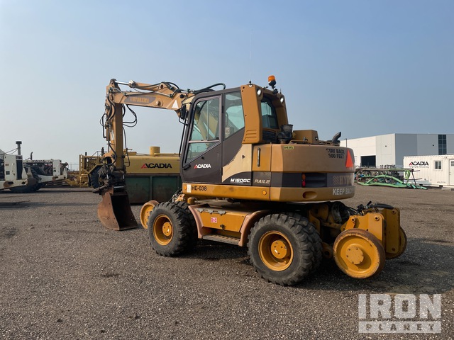 2011 Hydrema M1600C Series II Hi-Rail Wheel Excavator in Saskatoon ...