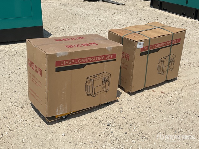 Quantity of (2) Gamma Max GFS6 7.5 kVA Mobile Generator Set (Unused ...