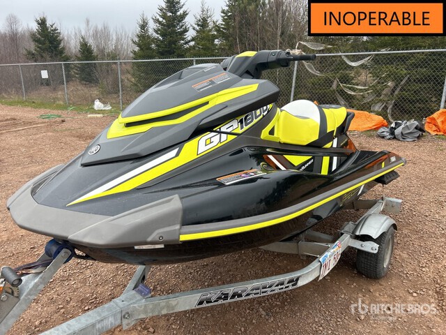 2020 Yamaha GP1800R Personal Watercraft (Inoperable) w/ Karavan Trailer ...