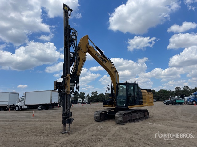 John Henry JH16 Blasthole Drill on 2015 Cat 316EL Excavator Chassis ...