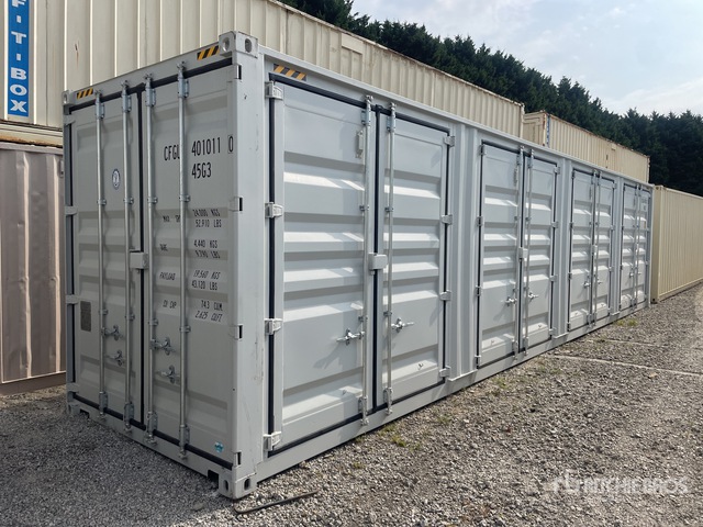 2024 AGT 40 ft HQ 40 ft High Cube Multi-Door Storage Container ...