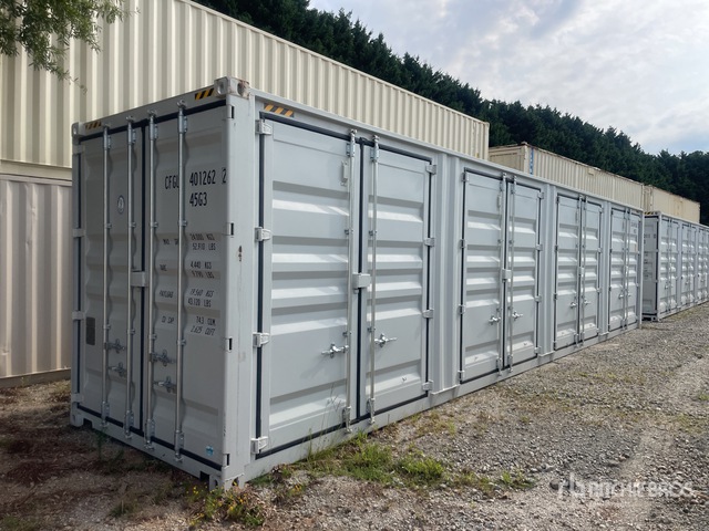 2024 AGT 40 ft HQ 40 ft One-Way High Cube Multi-Door Storage Container ...