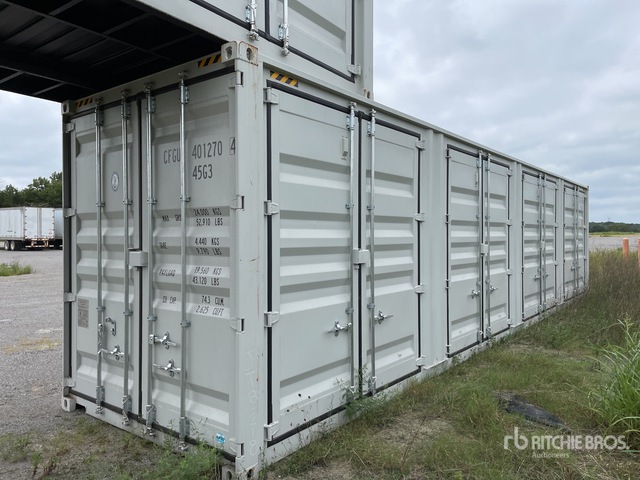 2024 AGT 40 ft HQ 40 ft High Cube Multi-Door Storage Container ...