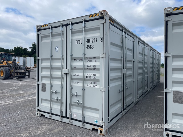 2024 AGT 40 ft HQ 40 ft High Cube Multi-Door Storage Container (Unused ...