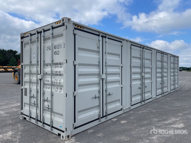 2024 AGT 40 ft HQ 40 ft High Cube Multi-Door Storage Container (Unused ...