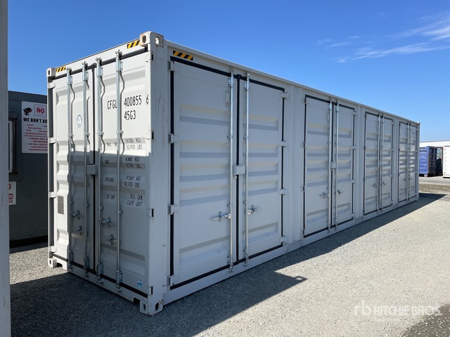 2024 AGT 40 ft HQ 40 ft High Cube Multi-Door Storage Container ...