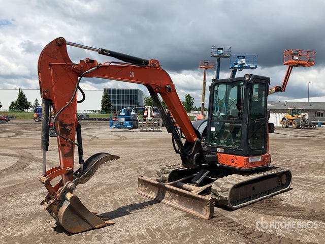 2016 Hitachi ZX50U-5N Zaxis Mini Excavator | Ritchie Bros. Auctioneers