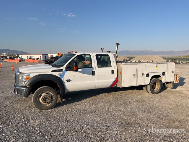 2015 Ford F-550 4x4 Crew Cab Utility Truck | Ritchie Bros. Auctioneers