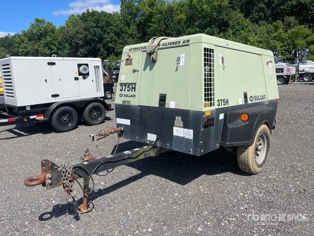 2012 Sullair 375HAFDPQ 375 cfm Mobile Air Compressor | Ritchie Bros ...