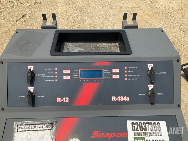 Surplus Snap-On Dual II Refrigerant Reclaimer in Abilene, Kansas ...