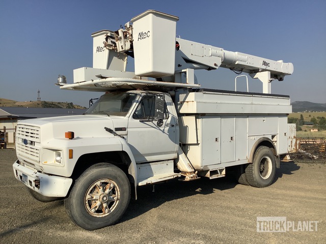 Altec 60 ft on 1986 Ford F8000 4x2 Bucket Truck in East Helena, Montana ...