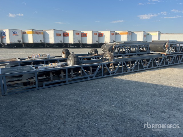 Super Conveyor 3650 35 in x 46 ft Portable Radial Stacking Conveyor ...