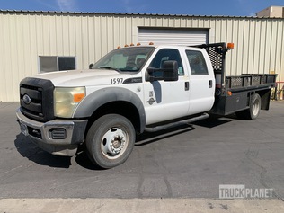 2011 Ford F-550 Super Duty XL 4x4 Crew Cab Flatbed Truck in Bakersfield ...