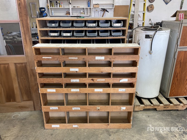 Quantity of (2) Wood Bolt Bin | Ritchie Bros. Auctioneers