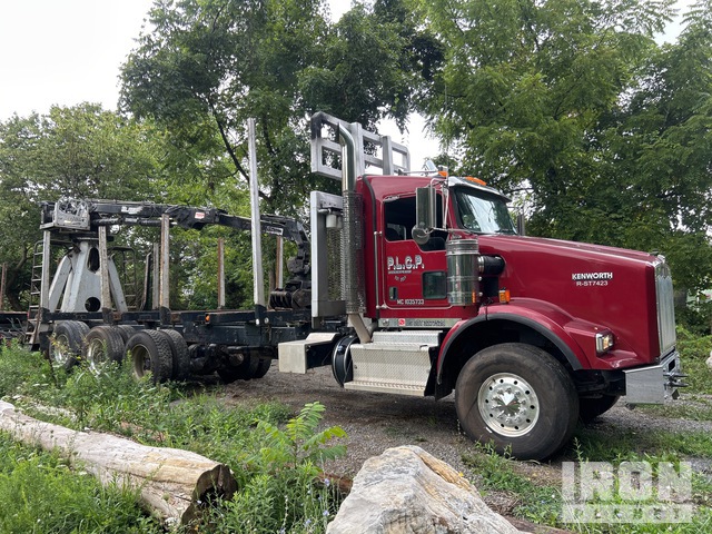 2015 Kenworth T800 8x6 Short Wood Log Truck in Johnson City, Tennessee ...