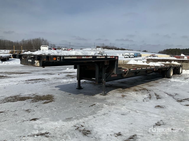 2006 Fontaine 48 ft T/A Spread Axle Single Drop Step Deck Trailer ...