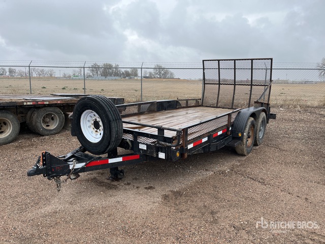 2014 Abu Trailers 16 ft T/A Utility Trailer (Inoperable) | Ritchie Bros ...