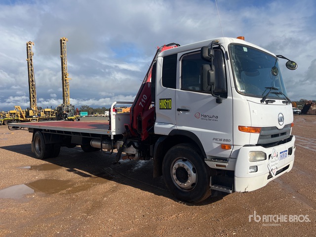 2011 Nissan UD PK16.280 4x2 w/ 2011 Ferrari 710 A2 3.65 ton Knuckle ...