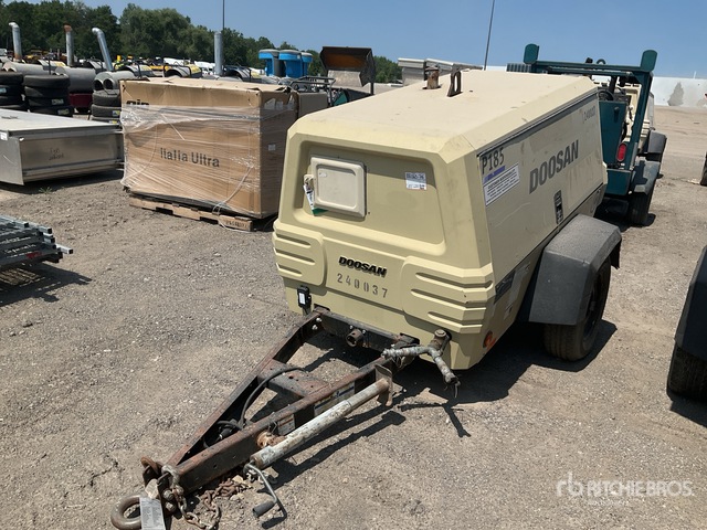 2014 Doosan P185 185 cfm Mobile Air Compressor | Ritchie Bros. Auctioneers