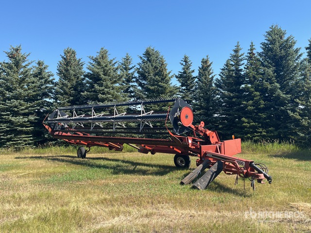 Hesston 1200 30 ft Pull Type Swather Windrower | Ritchie Bros. Auctioneers