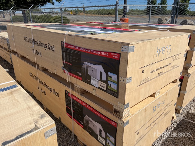 2024 KJ K4230 42 ft x 30 ft Metal Storage Shed (Unused) | Ritchie Bros ...