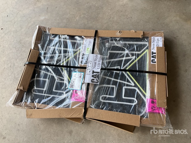 Quantity of (2) Cat S63 Neon Signs (Unused) | Ritchie Bros. Auctioneers
