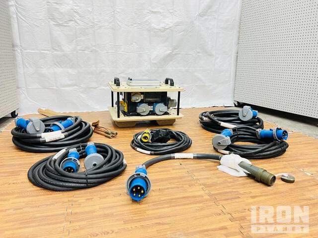 LEX 15 kW Power Distribution Spider Box w/ 60 Amp Power Feeder Cords ...