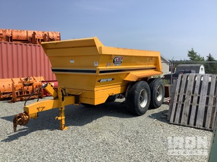 Weber Lane WLDT15 T/A 12 Ft Low Profile Rock End Dump Trailer in ...