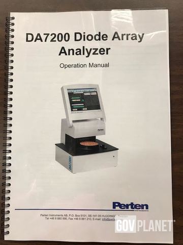 DA7200 Diode Array Analyzer in Richmond, Virginia, United States ...