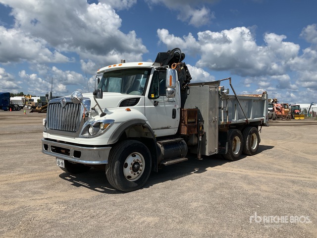 2007 Hiab 175-3 6300 kg Knuckle Boom on 2008 International 7600 ...